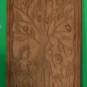 Art-wood Carving Adam and Eve - Etsy