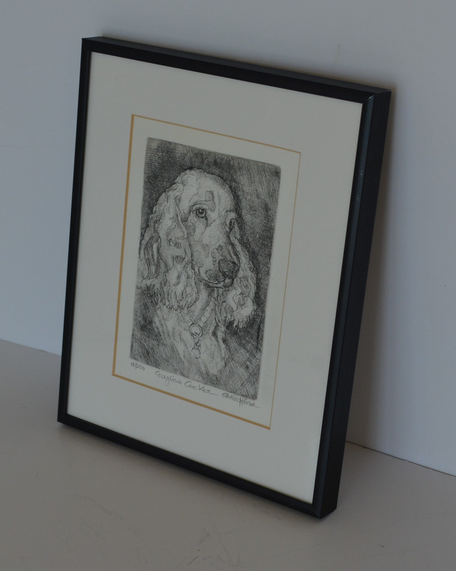 Lithograph/print-artwork by Gauthier/parker, English Cocker Spaniel - Etsy