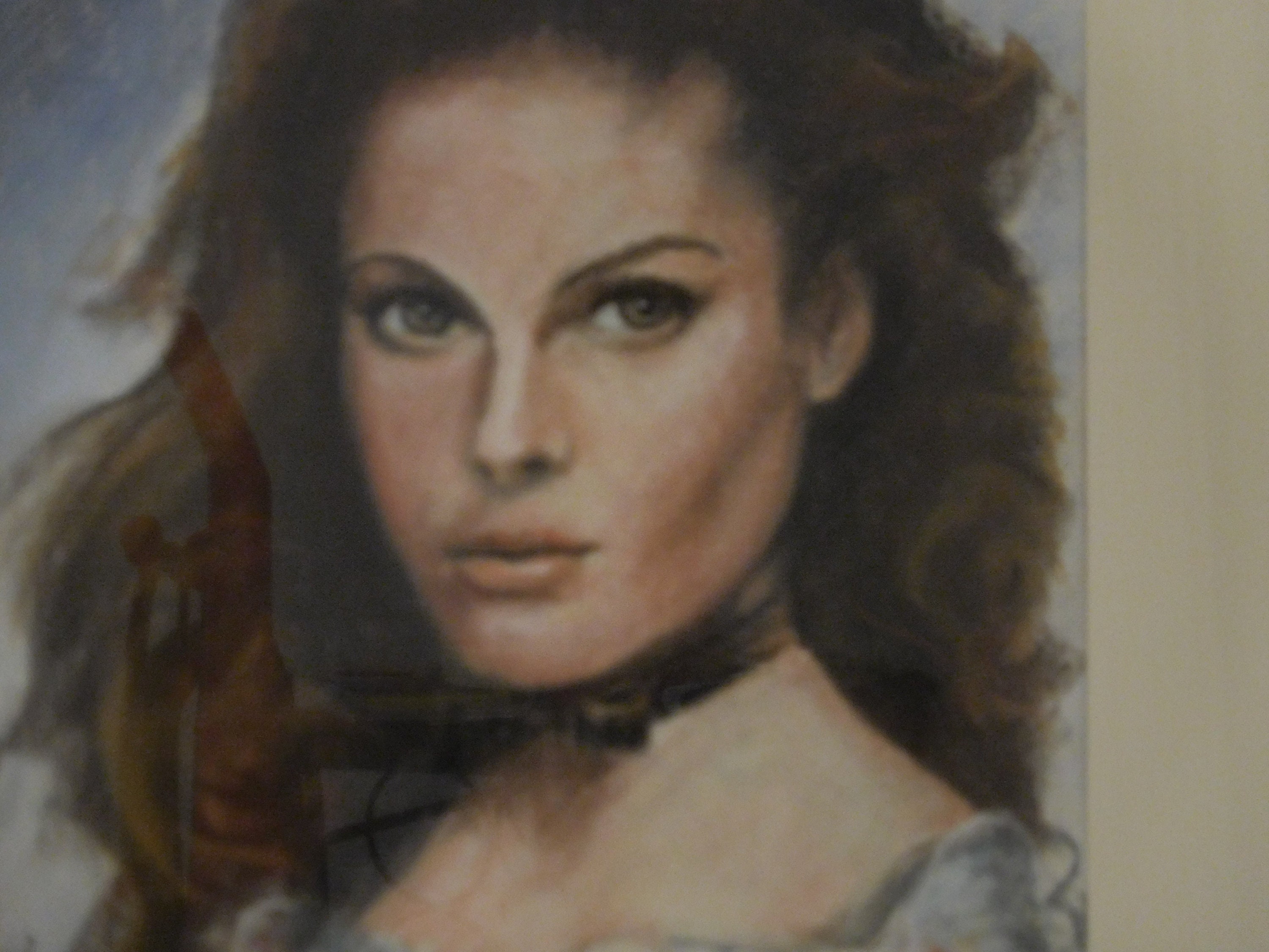 Painting-original Watercolor Painting Portrait of Raquel Welch by CK ...