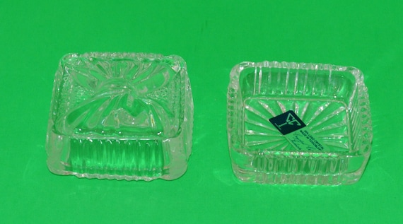 Treasure Box/Jewelry-Avon Vintage Lead Crystal Treasu… - Gem