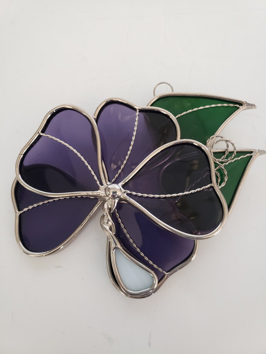 Stained Glass/suncatcher Flower Design Suncatcher With Multiple Colors ...