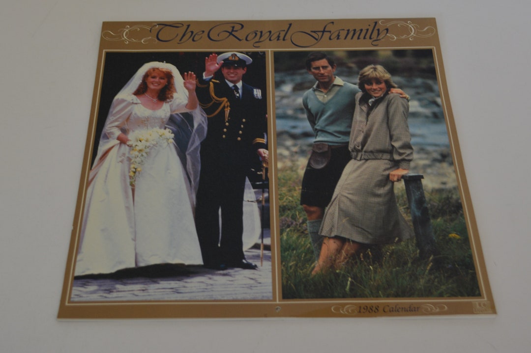 Book/calendars/-four (4) Royal Family Calendars, Prince Charles ...