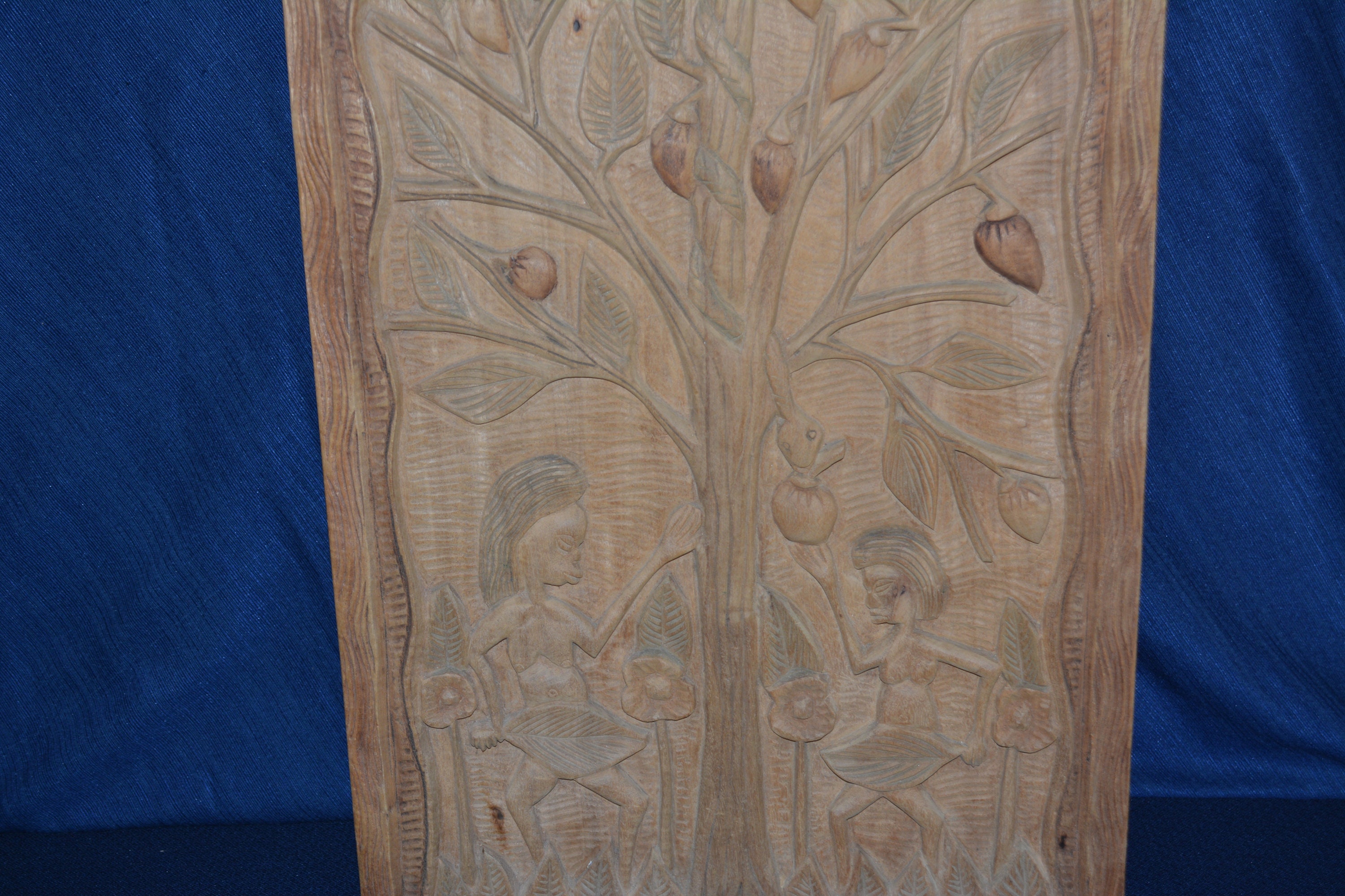 Art-wood Carving Adam and Eve - Etsy
