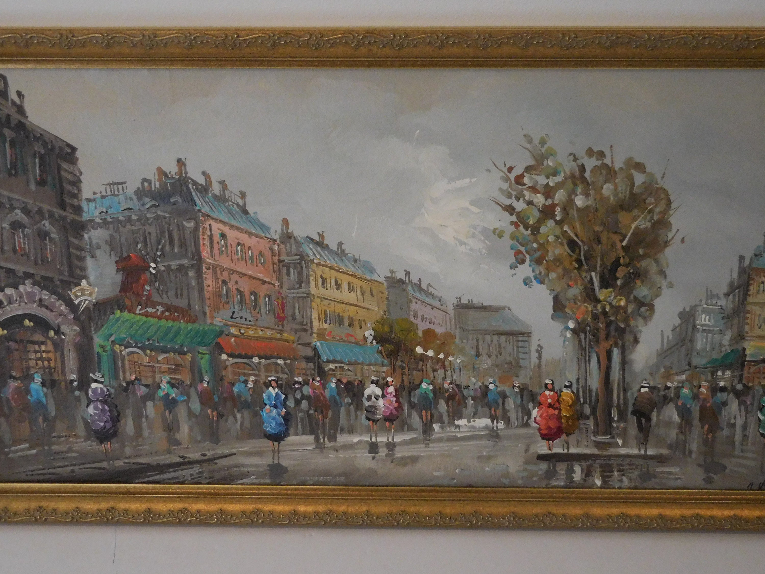 Painting-original Oil by A. Veltz, Signed - No Title (paris) - Etsy