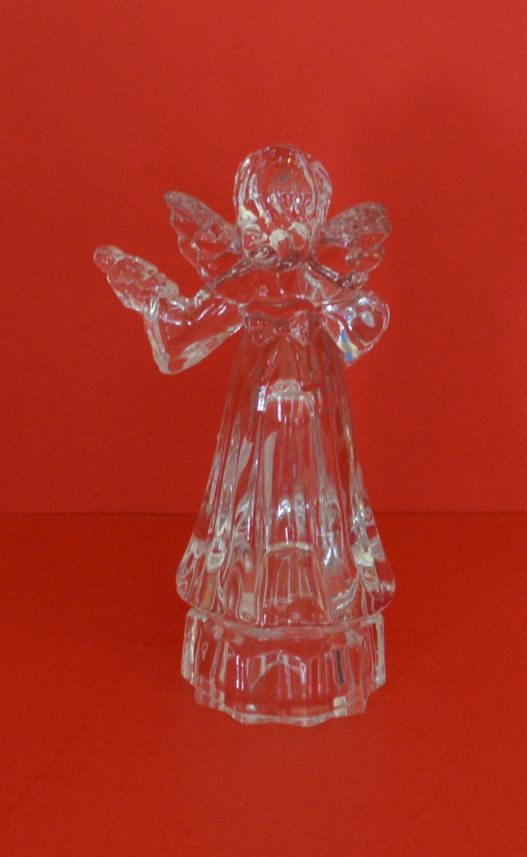 Crystal/mikasa Angel Harmony Lead Crystal Angel Figurine - Etsy