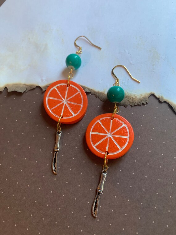 OFMD Our Flag Means Death Jim Orange Inspired Earrings - Etsy