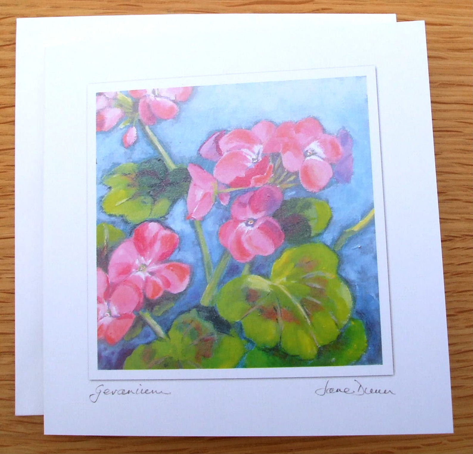 Geranium, Flower Painting, Pink Flowers, Cottage Flowers, Country ...