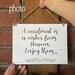 Cute Country Cottage Quotes Hanging Sign, Word Sign, Shabby Chic ...