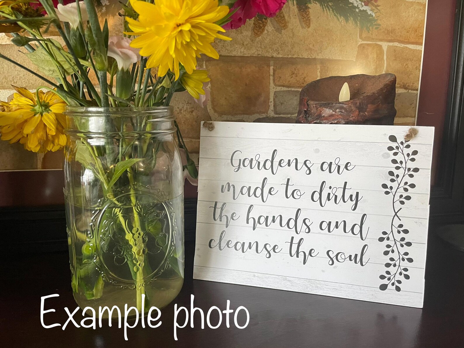 Cute Country Cottage Quotes Hanging Sign, Word Sign, Shabby Chic ...