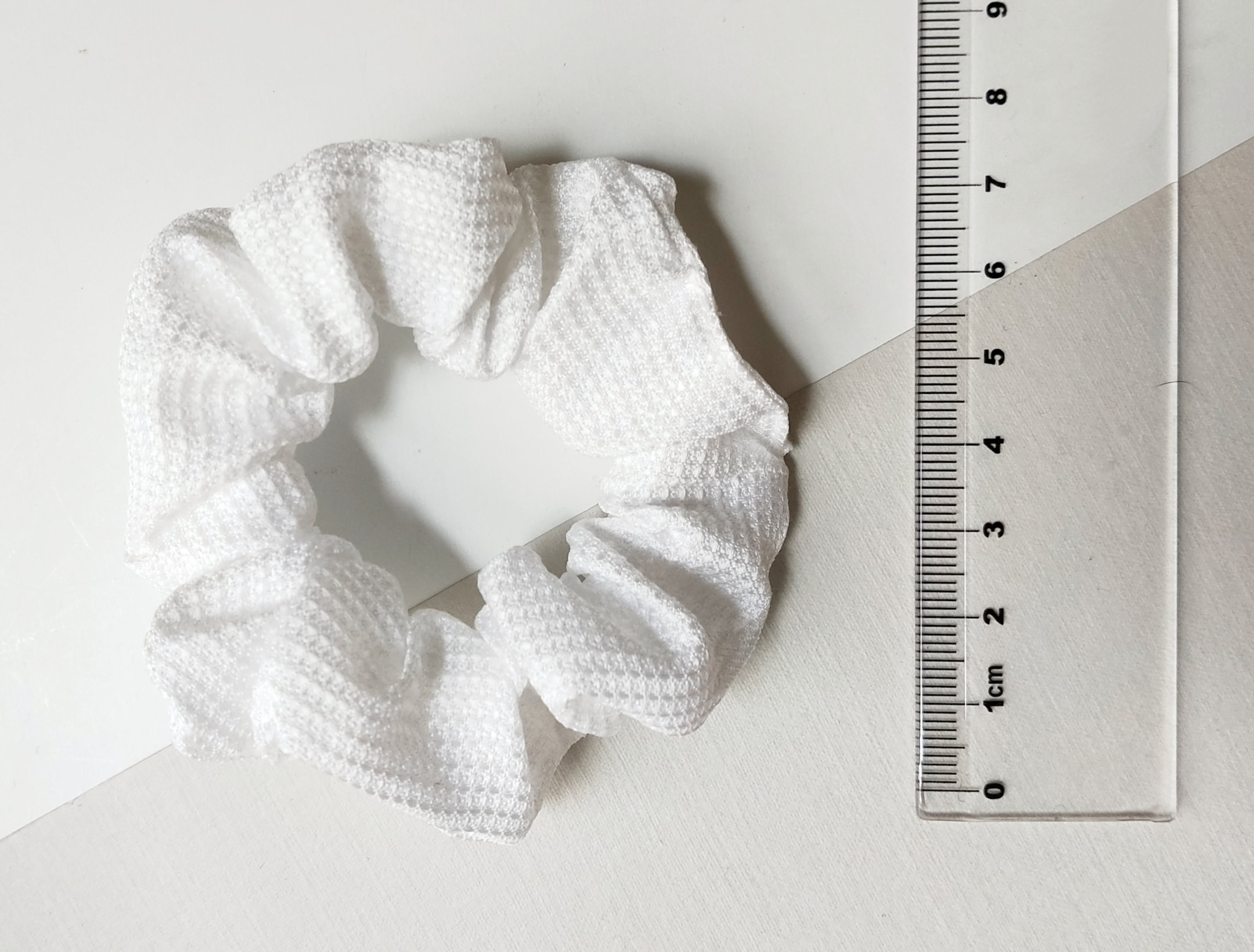 White Satin Scrunchie, Made by Hand, Wedding Witness Hair Accessories ...
