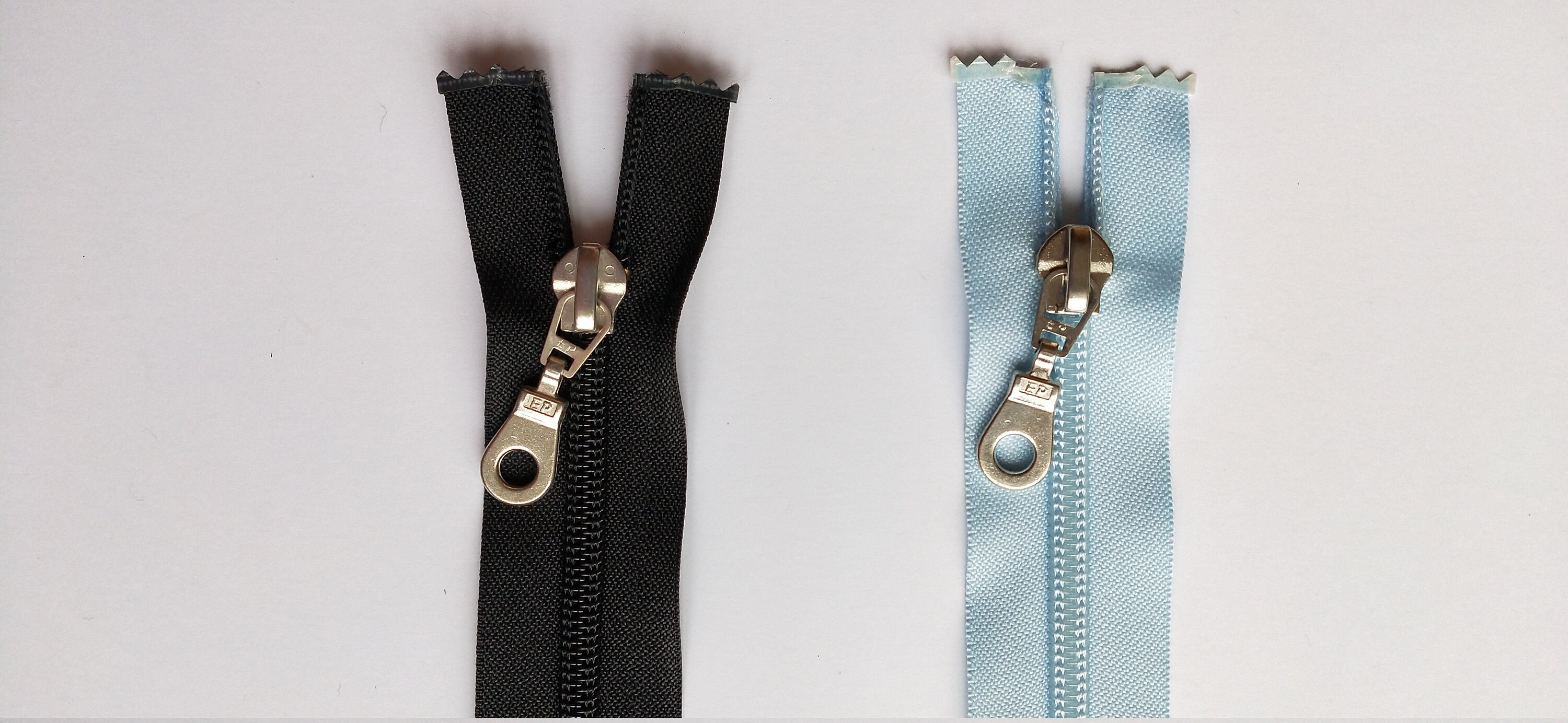 Zipper 63cm / Open-end Slide Fastener Nylon Plastic, Black, Bleu, Mat ...