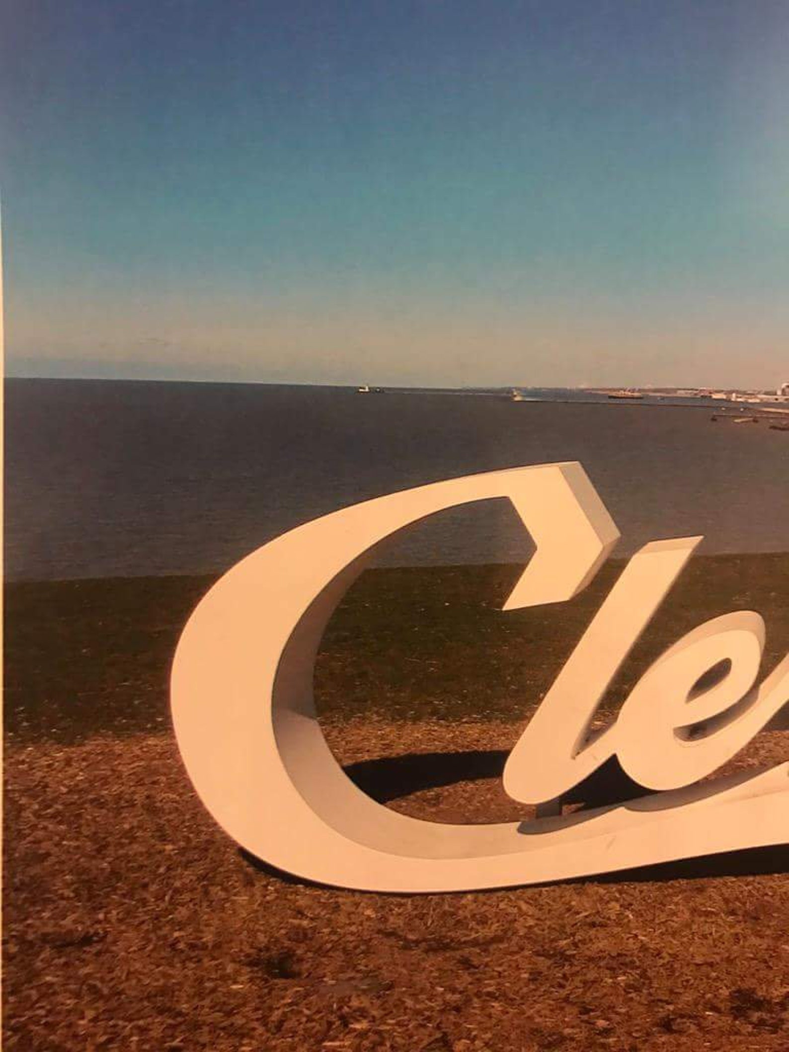 Cleveland Signature Sign Physical Print - Etsy
