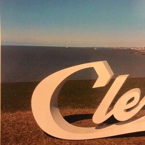 Cleveland Signature Sign Physical Print - Etsy