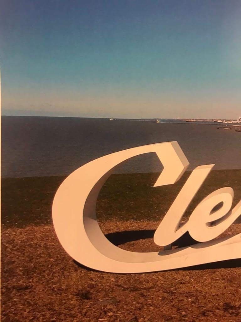 Cleveland Signature Sign Physical Print - Etsy