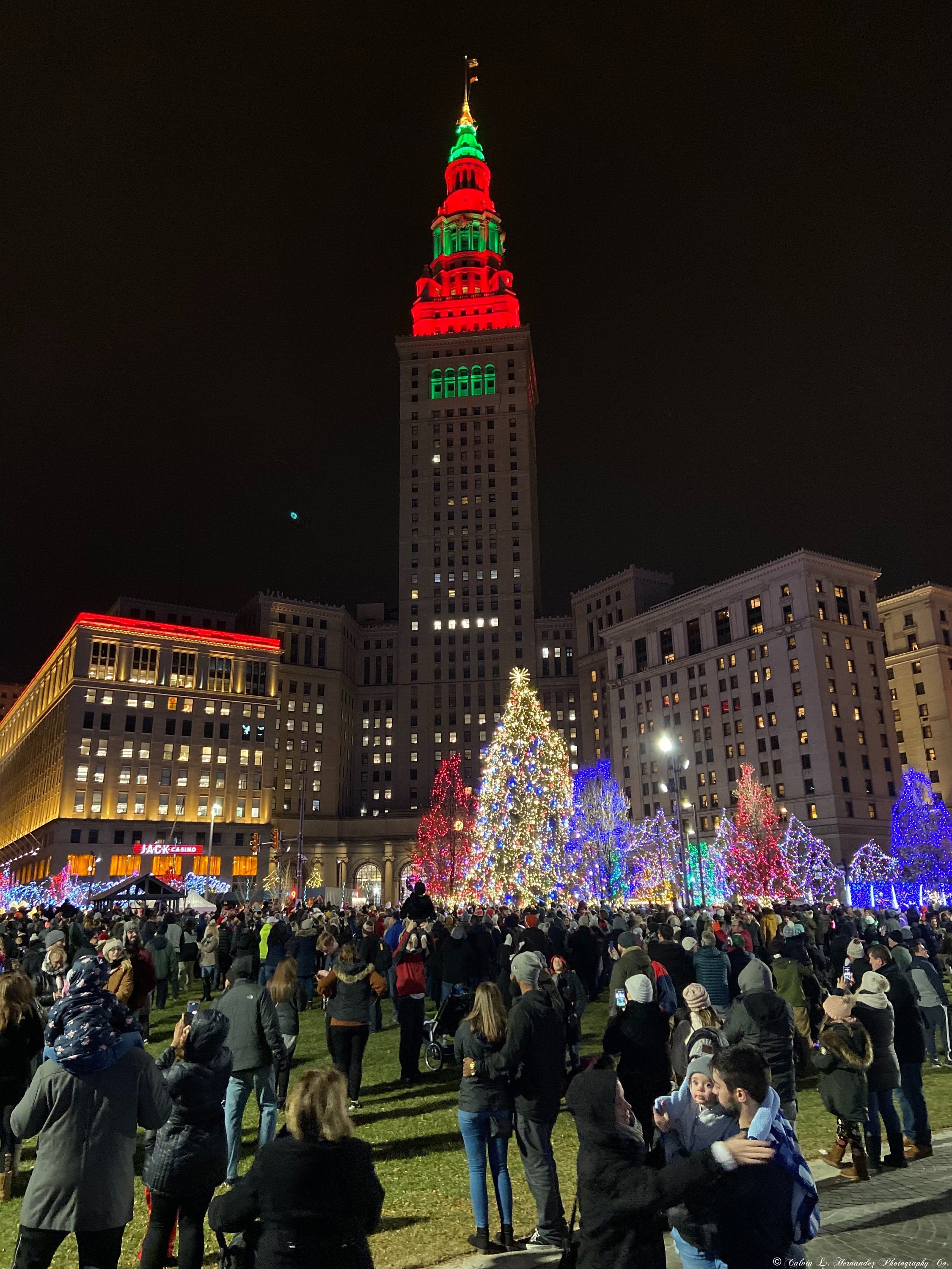 Terminal Tower Holiday Lights 2019 - Etsy