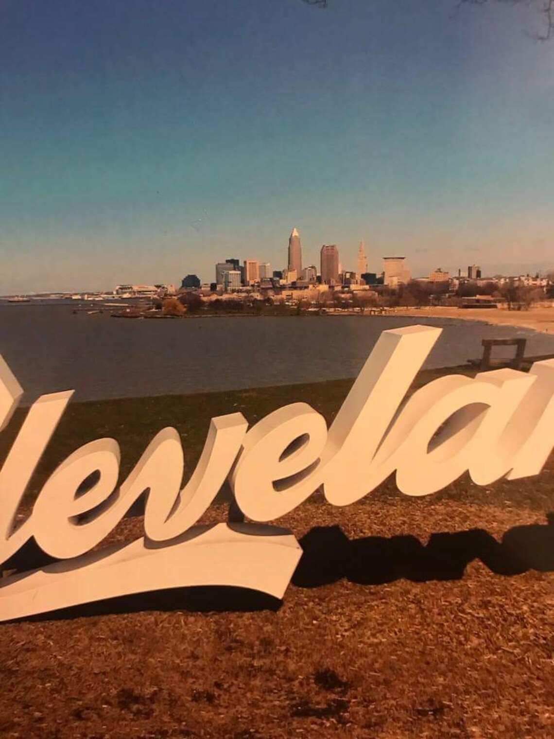 Cleveland Signature Sign Physical Print - Etsy