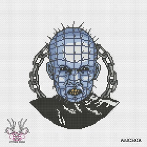 Pinhead - Hellraiser - Cross Stitch Pattern - PDF - Etsy