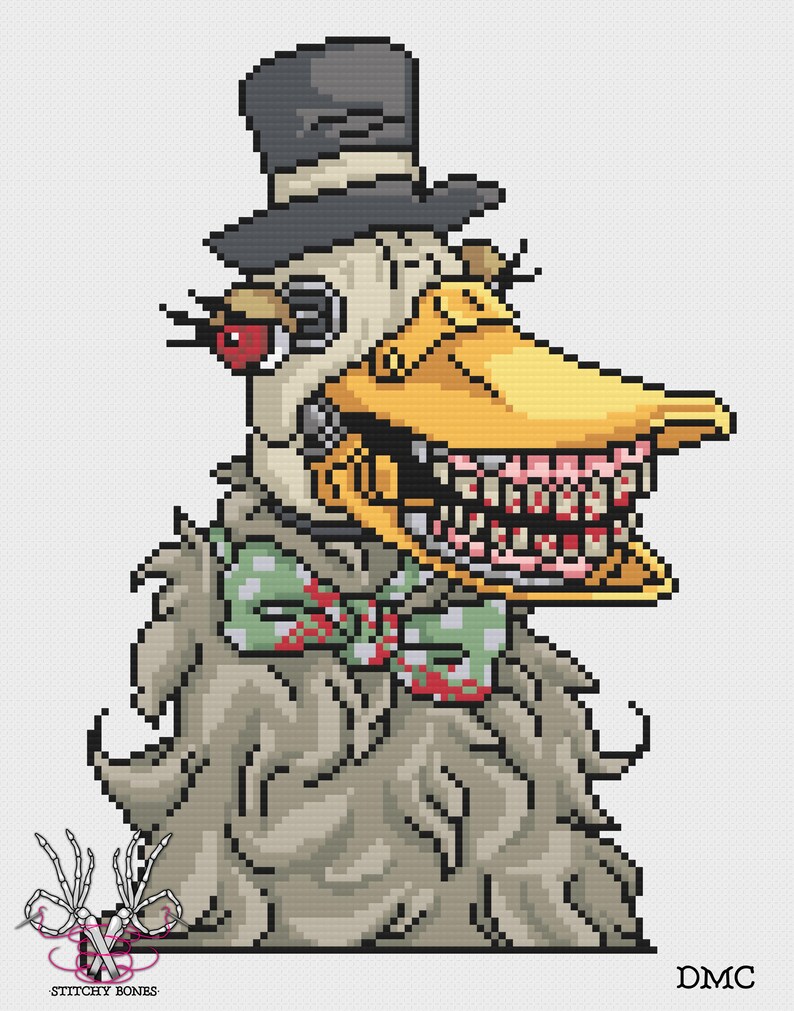 Dr Futterman - the Outlast Trials - Cross Stitch Pattern - PDF - Etsy