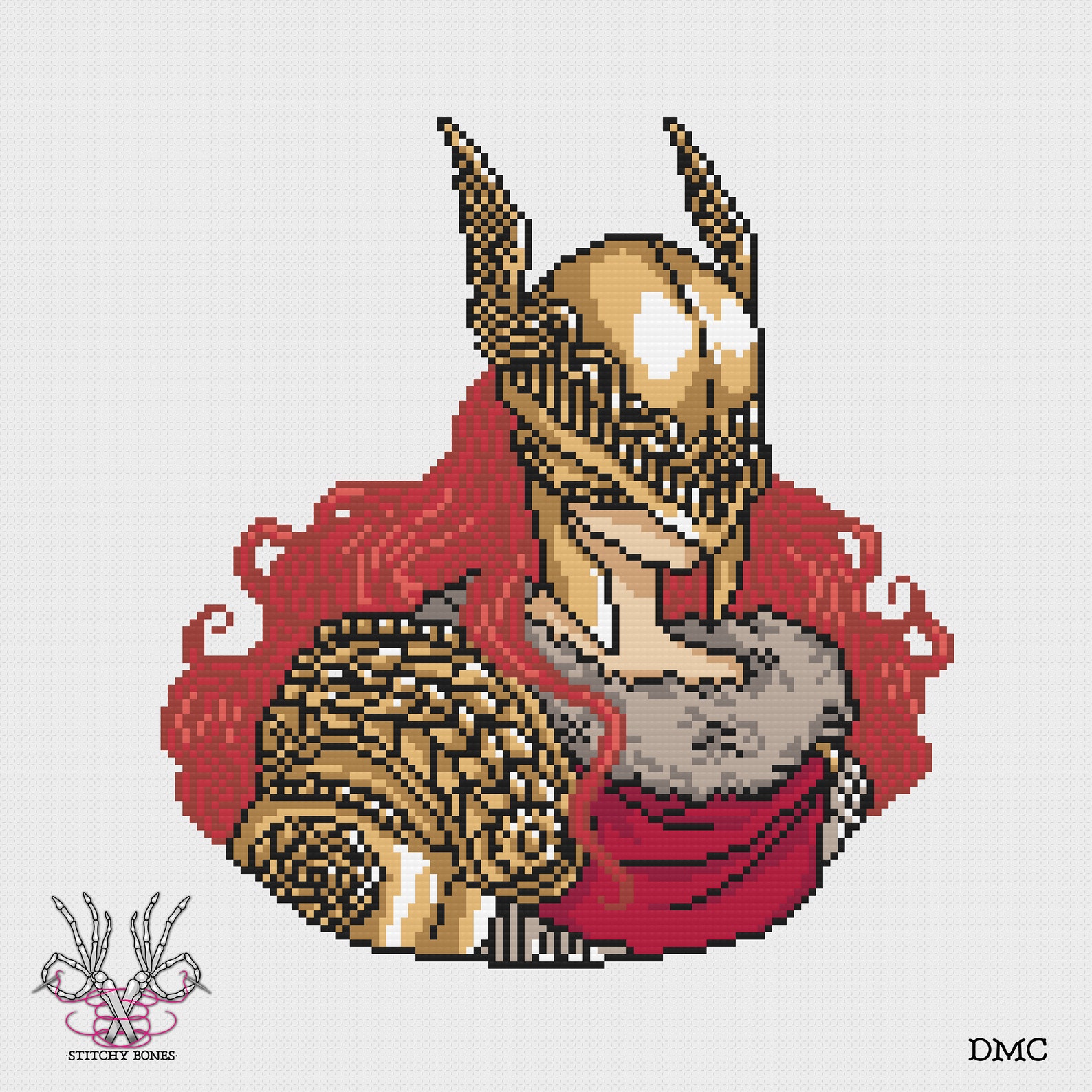 Malenia Elden Ring Cross Stitch Pattern PDF - Etsy