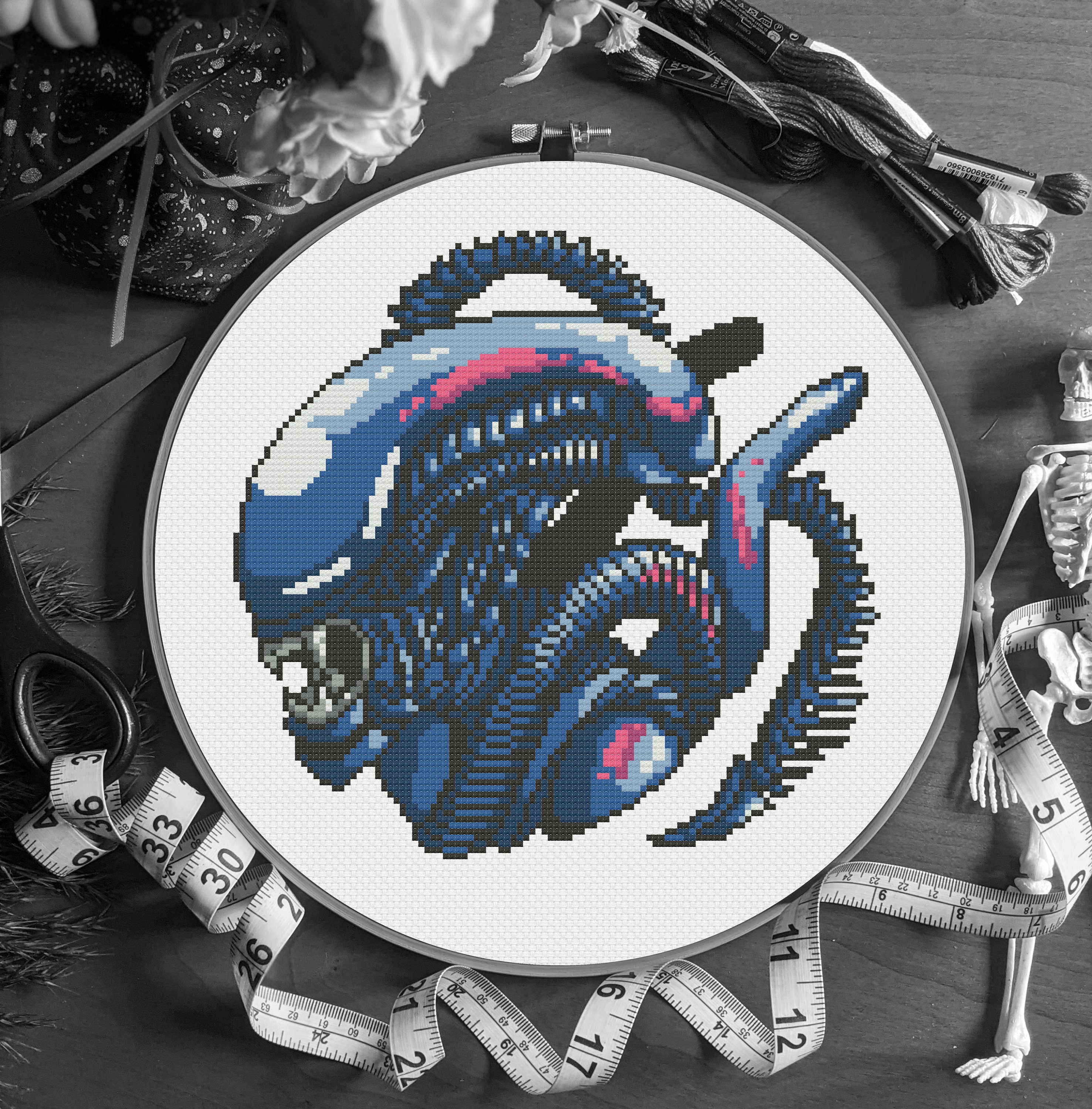Xenomorph - Alien - Cross Stitch Pattern - PDF - Etsy