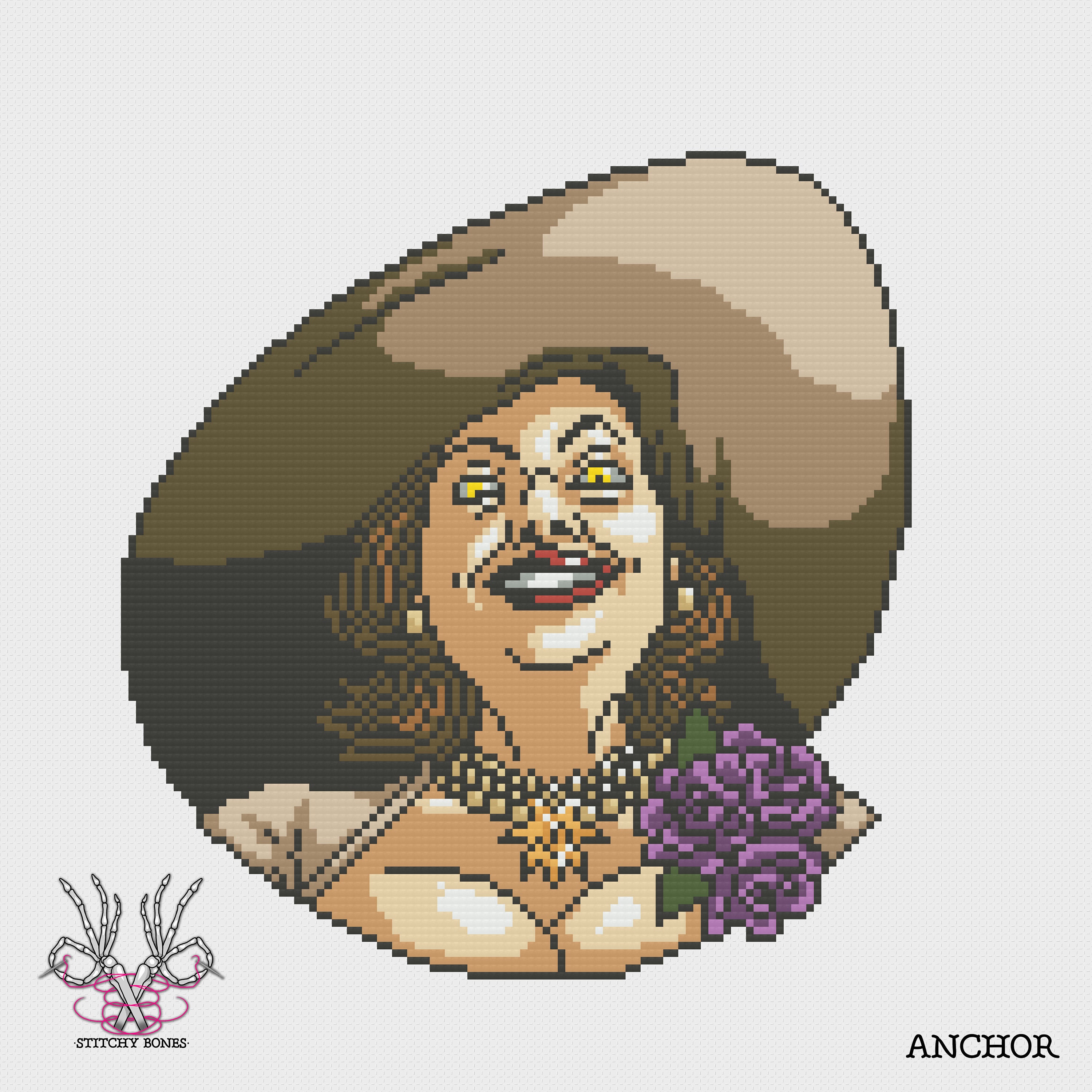 Lady Dimitrescu - Resident Evil - Cross Stitch Pattern - PDF - Etsy