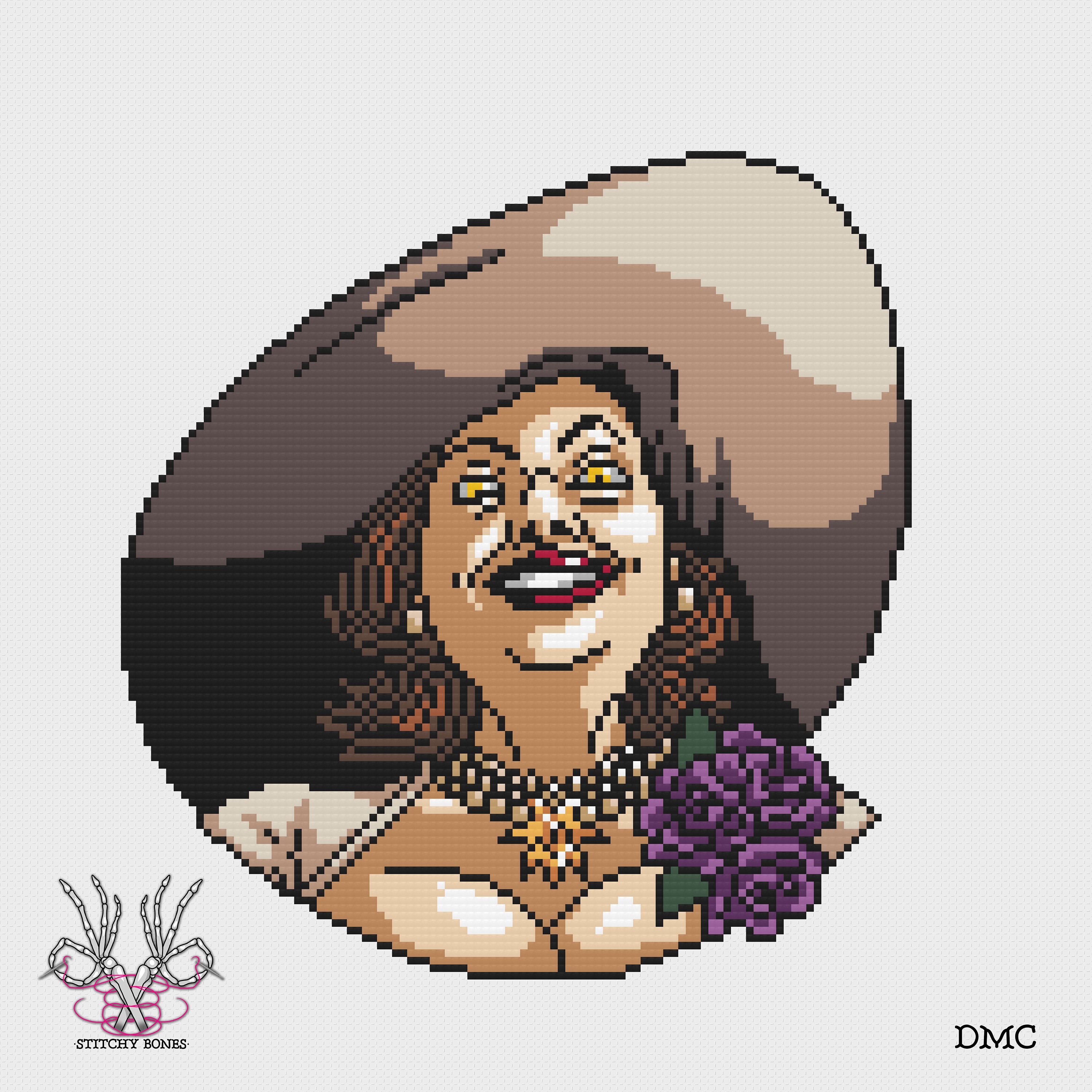 Lady Dimitrescu - Resident Evil - Cross Stitch Pattern - PDF - Etsy