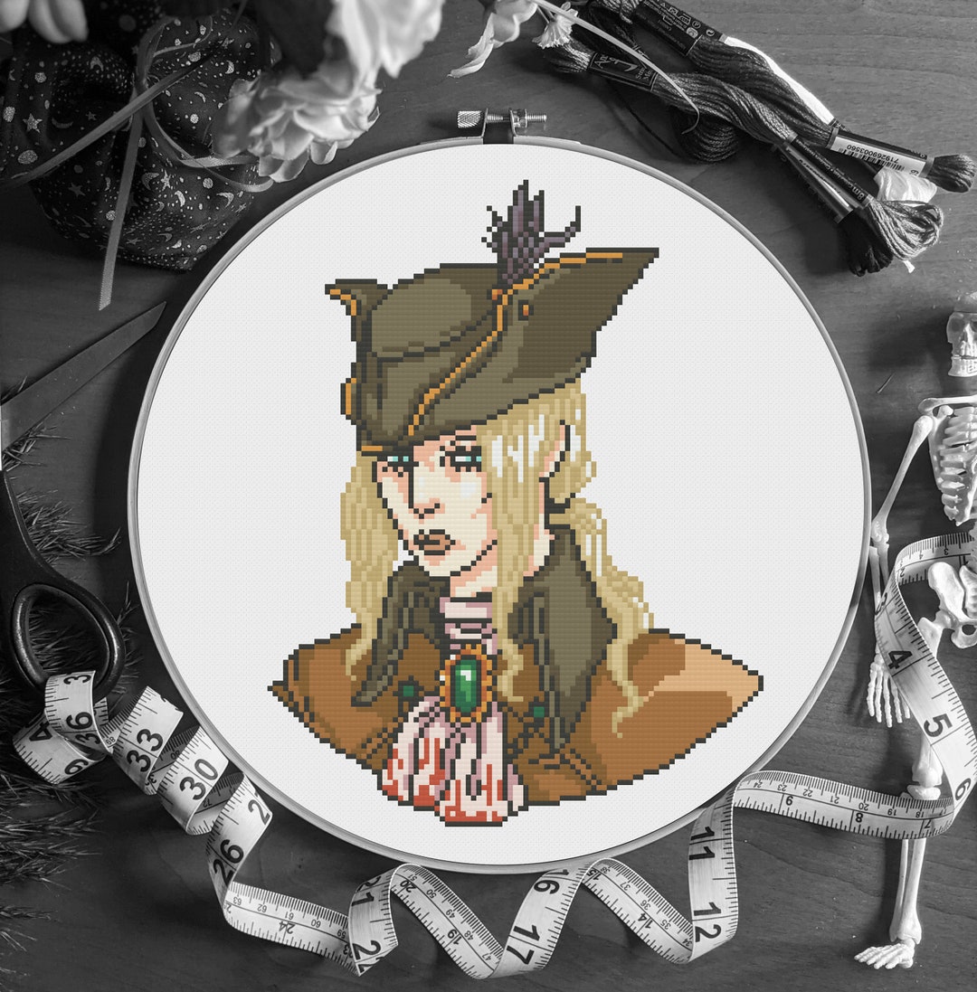 Lady Maria - Bloodborne - Cross Stitch Pattern - PDF - Etsy