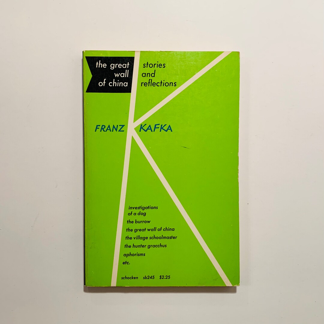 The Great Wall of China - Franz Kafka - Etsy