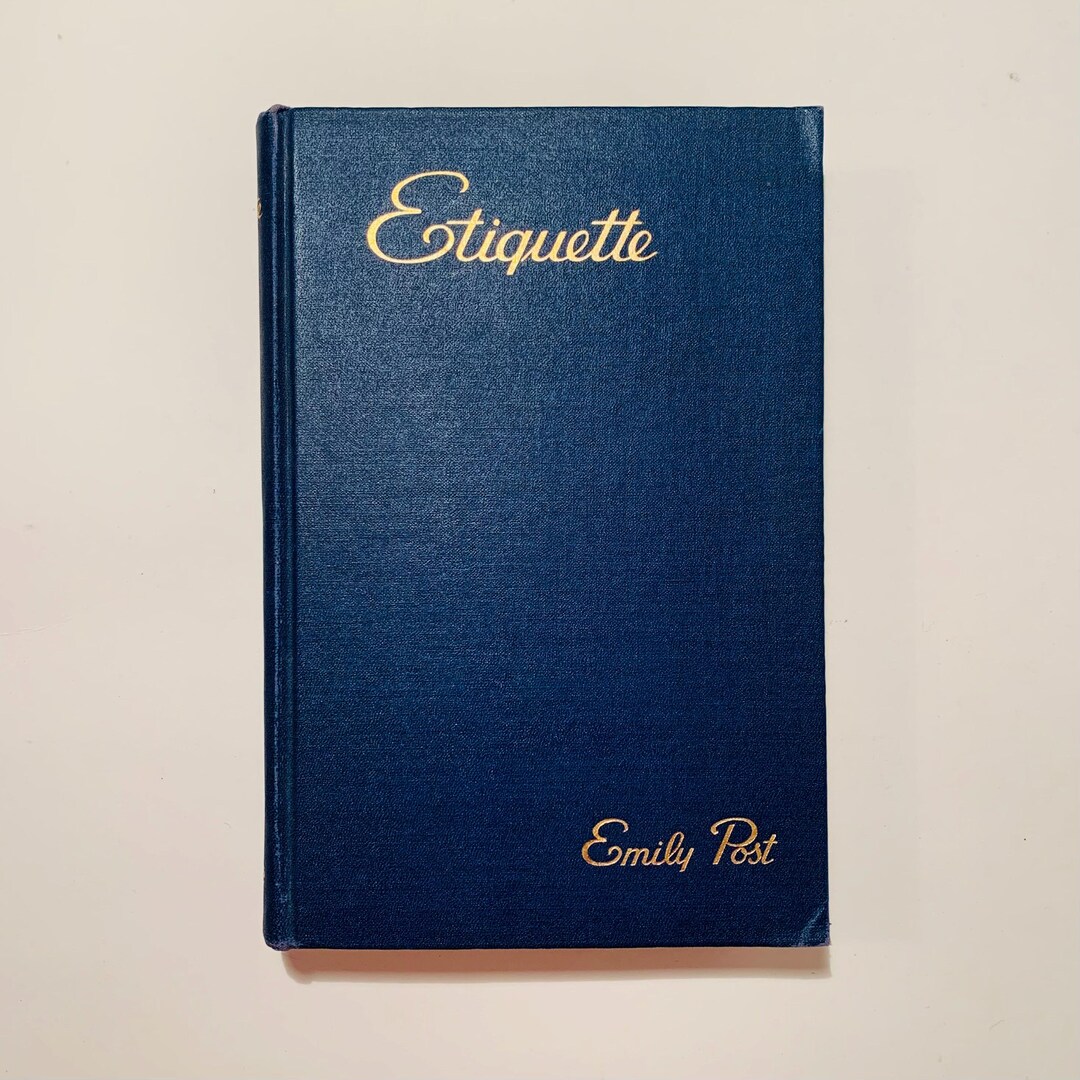 Etiquette - *vintage 1945* - Emily Post - Etsy
