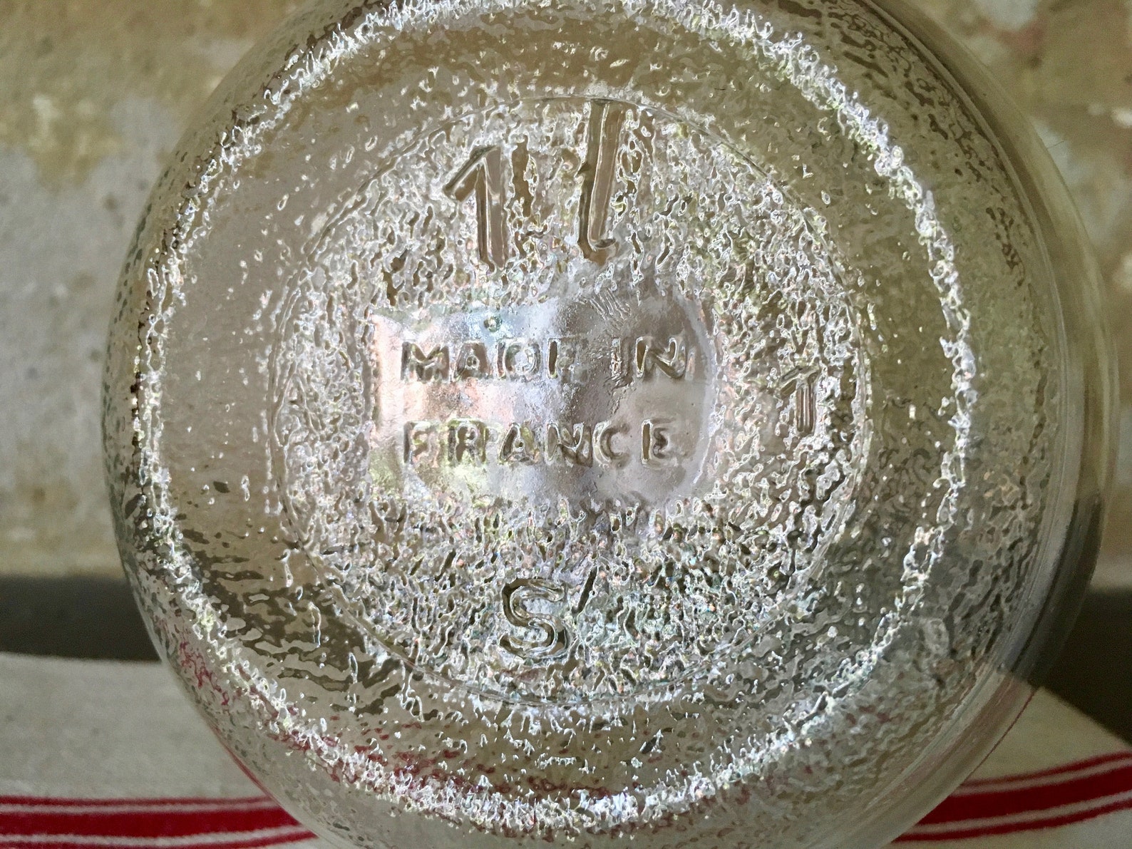 Bocal Le Pratique verre ancien French vintage Le Pratique - Etsy France