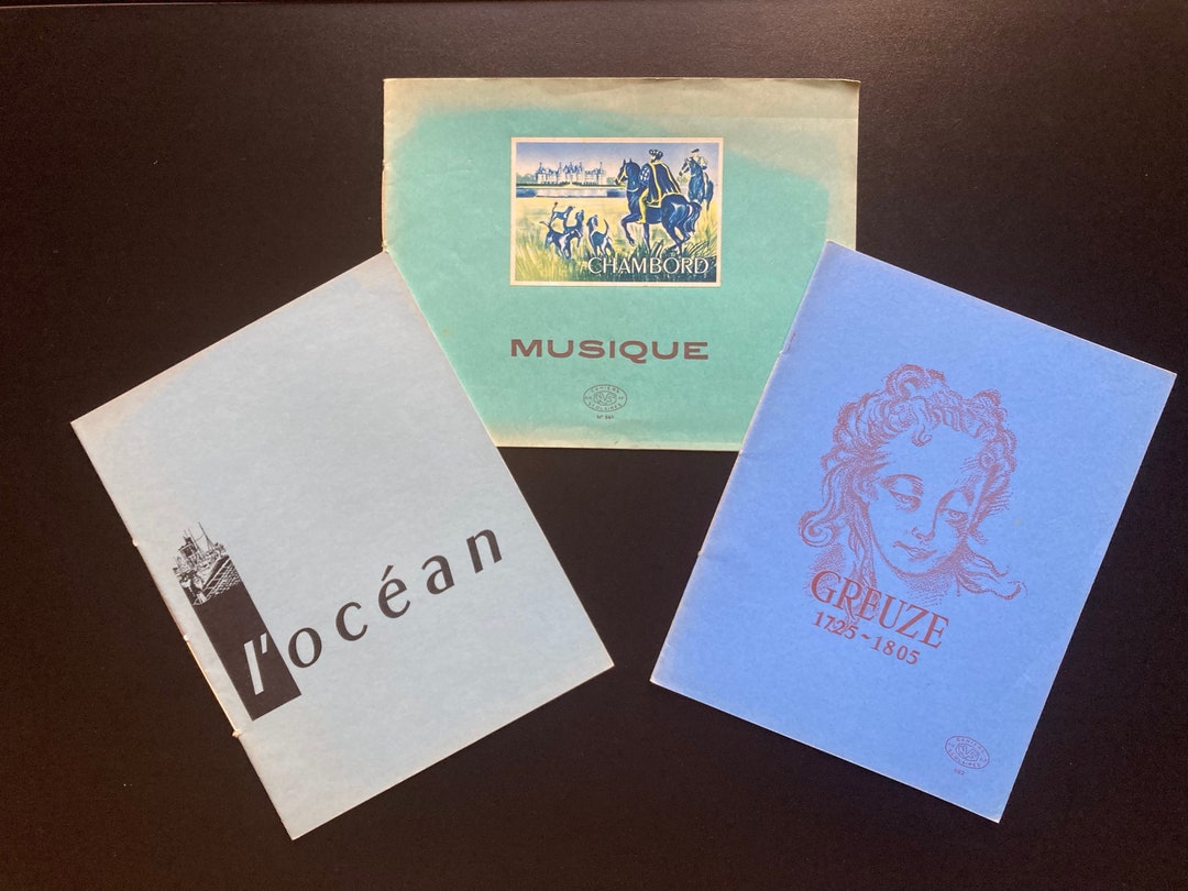 School Notebook Drawing Old French Vintage School Kids Notebook - Etsy