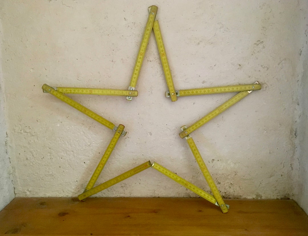 Vintage English Folding Wooden Ruler Carpenter's Folding - Etsy