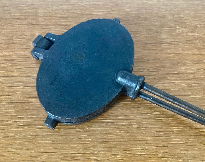 Antique French Vintage Waffle Iron Cast Iron Waffle Maker - Etsy