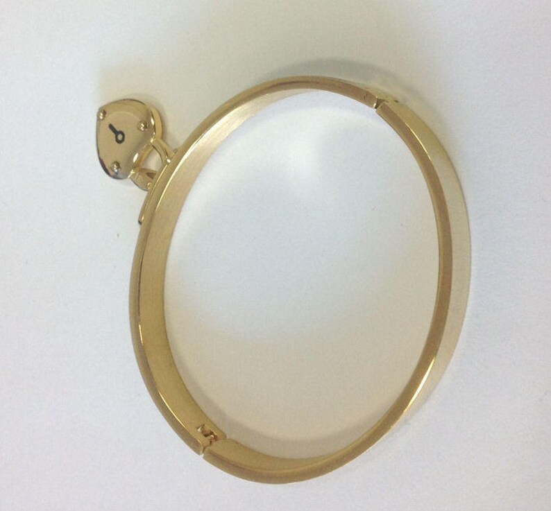 PERSONALISED Heart Lock Bracelet With Illusion Set Clasp. | Etsy