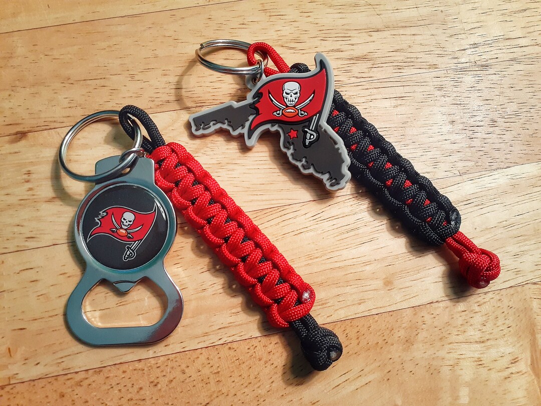 Tampa Bay Buccaneers Paracord Keychain - Etsy