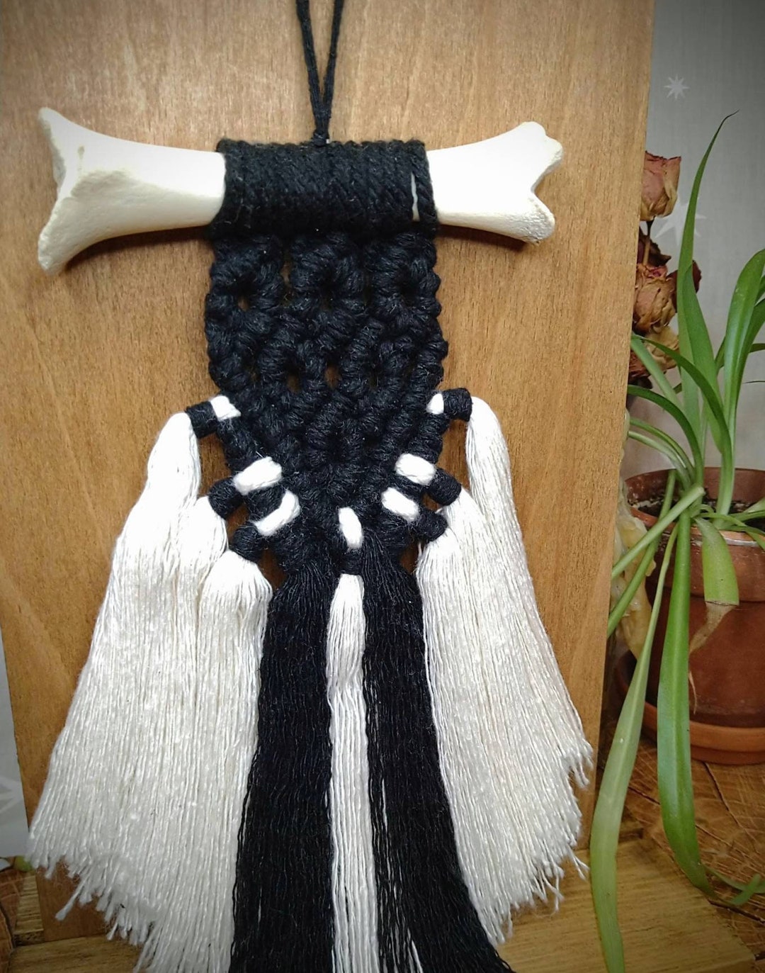 Bone Macrame Wall Hanging - Etsy