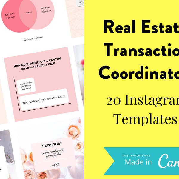 Transaction Coordinator Social Media - Etsy