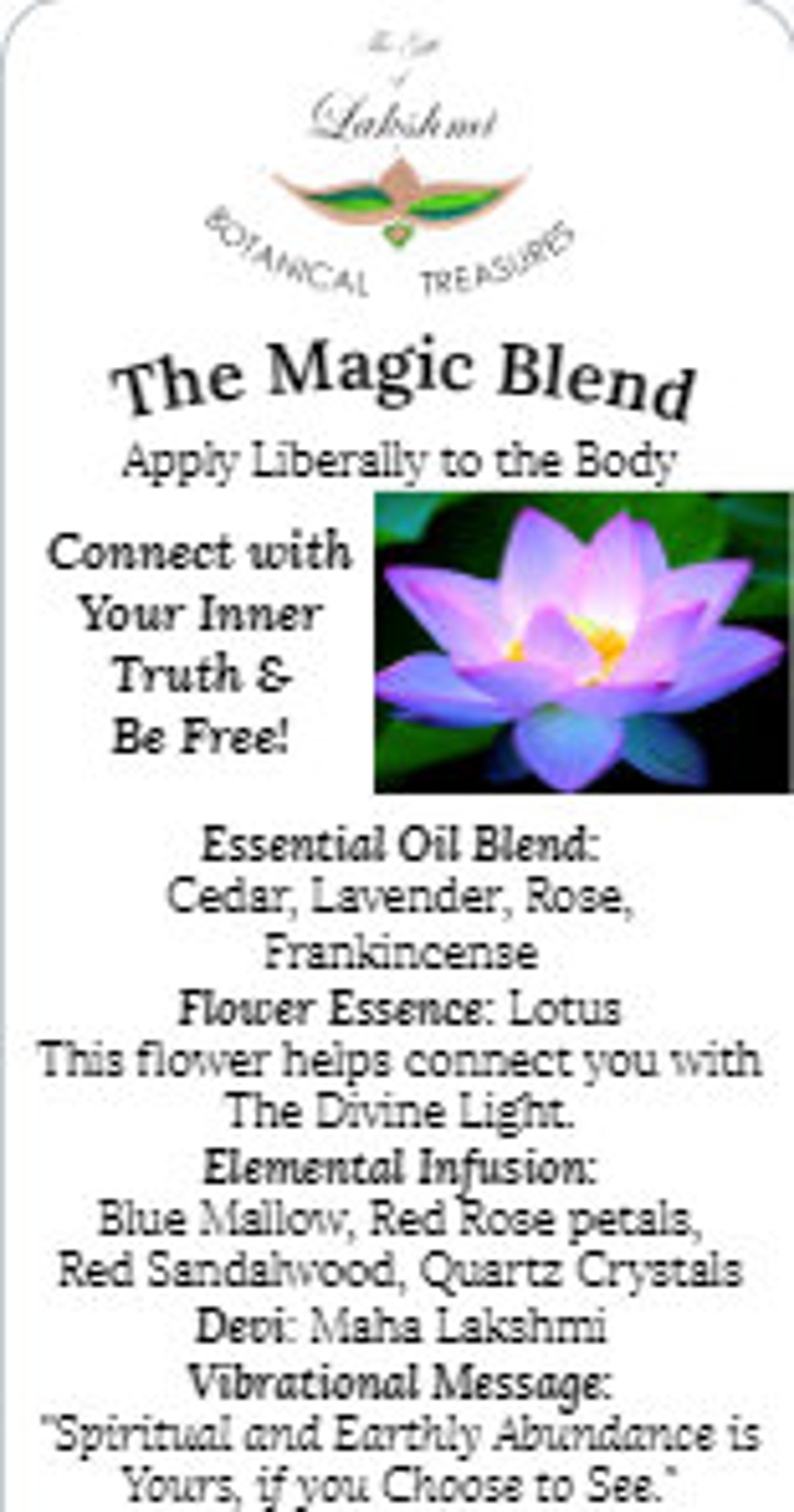 The Magic Blend, 10 Ml - Etsy