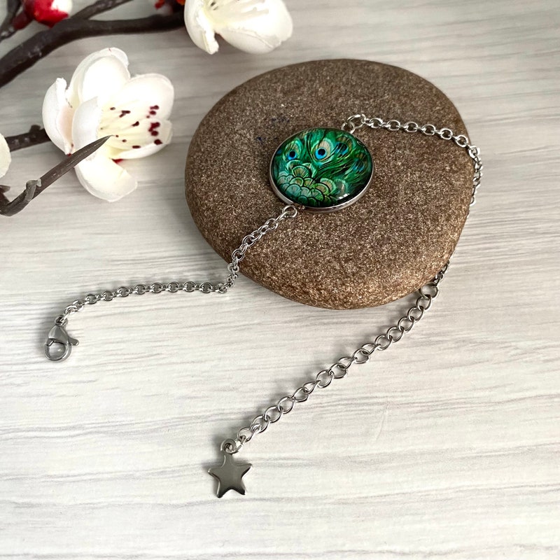 Peacock Bracelet - Etsy