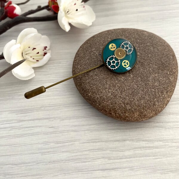 Steampunk Hat Pin - Etsy