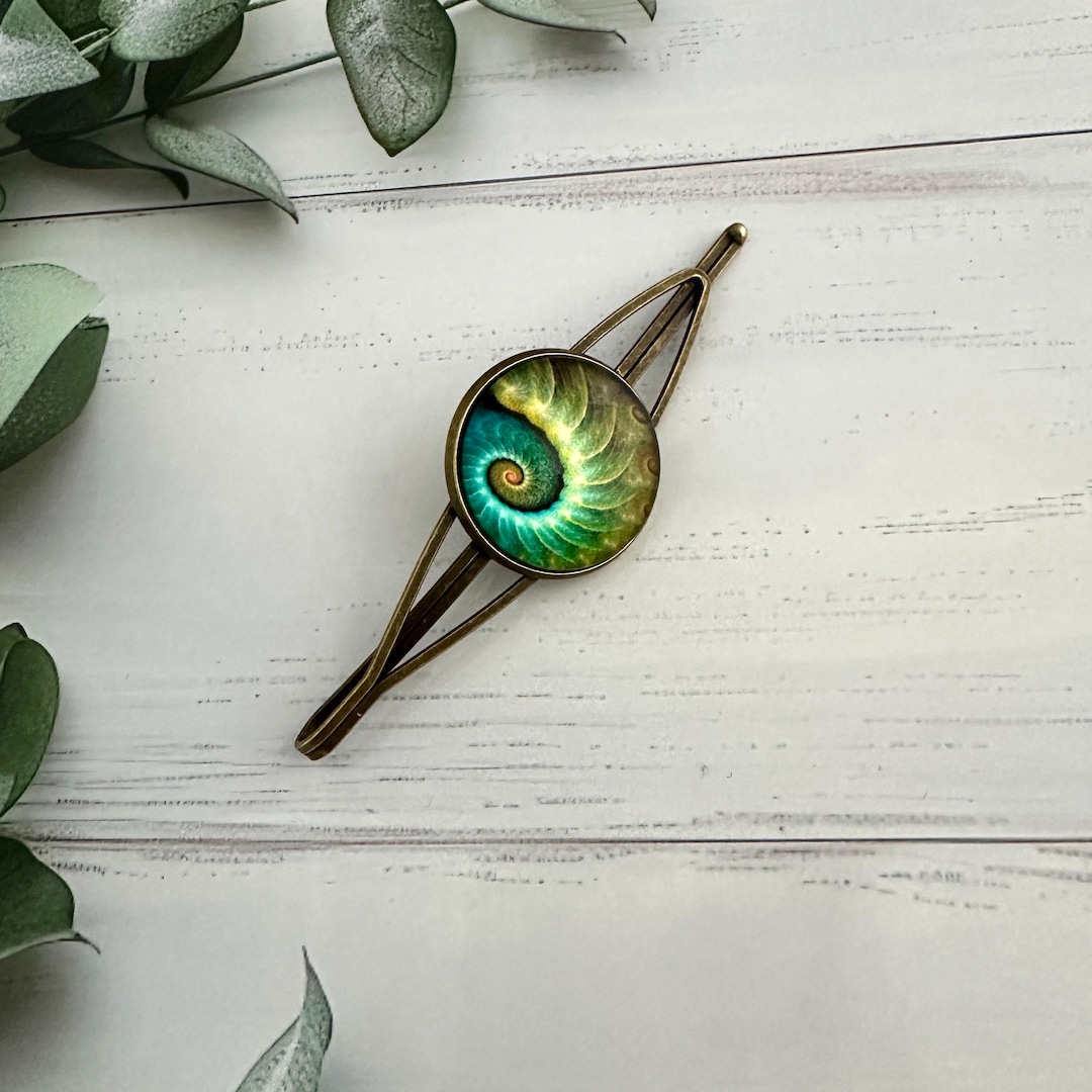 Fossil Hair Clip, Peacock Feather Hair Slide for Women in the UK ...