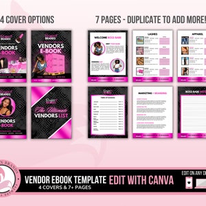 VENDOR EBOOK TEMPLATE Vendor List Ebook This is a Template - Etsy