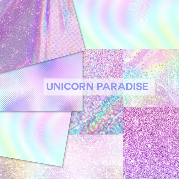 16 Seamless Bright Iridescent Digital Papers 12x12 300 dpi commercial ...