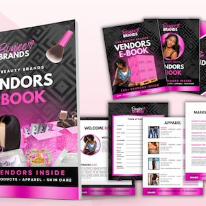VENDOR EBOOK TEMPLATE, Vendor List Ebook, This is a Template Not an ...
