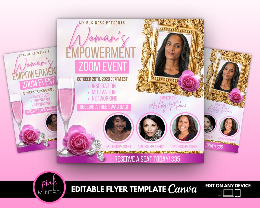 Empowerment Flyer, Women's Conference Flyer, Event Flyer, Celebration ...