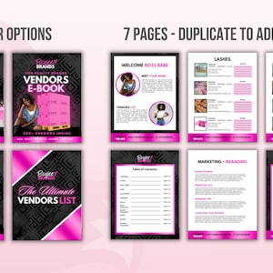 VENDOR EBOOK TEMPLATE, Vendor List Ebook, This is a Template Not an ...