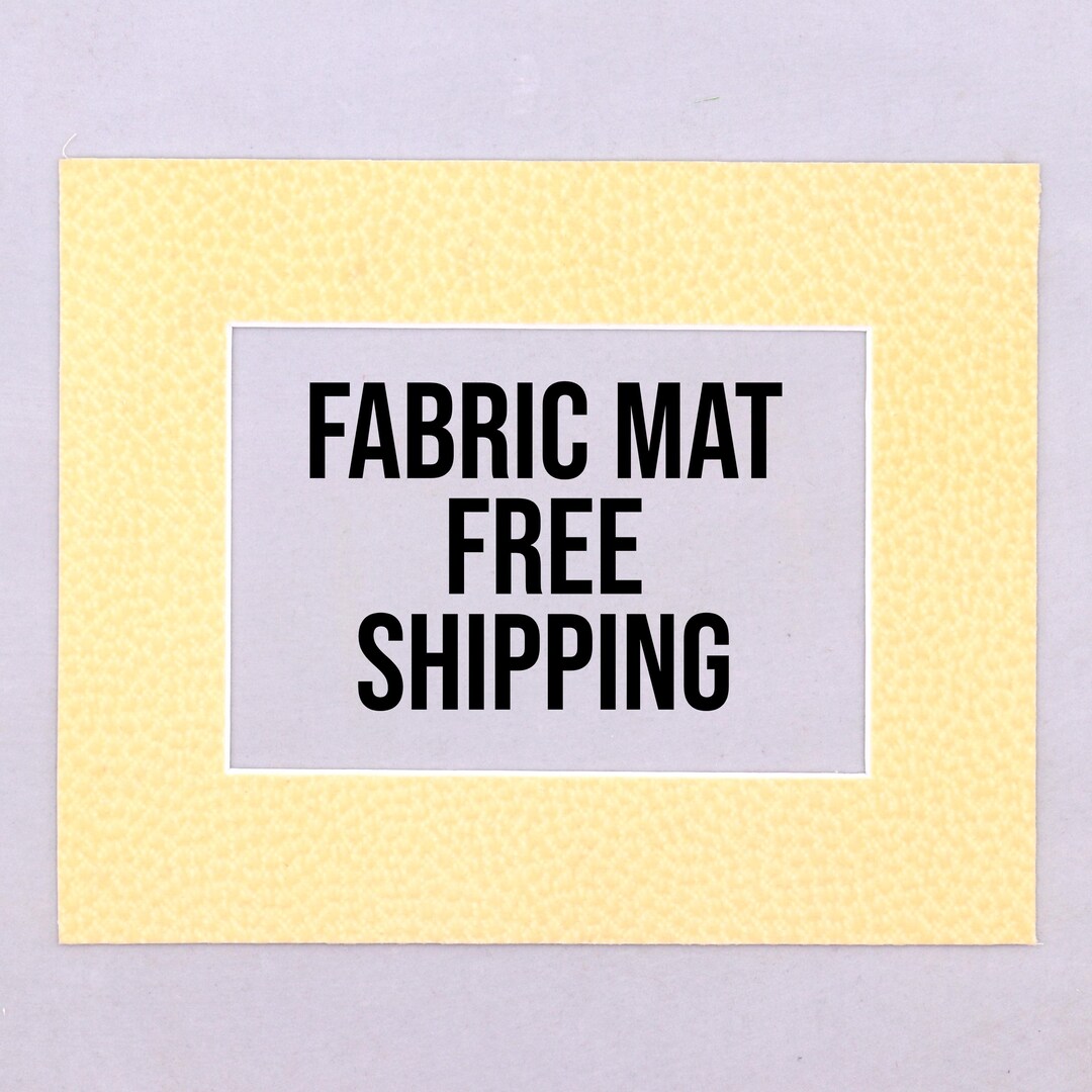 PICTURE MATTING With Custom Size Mat and Window Opening, FABRIC 2 Ply ...