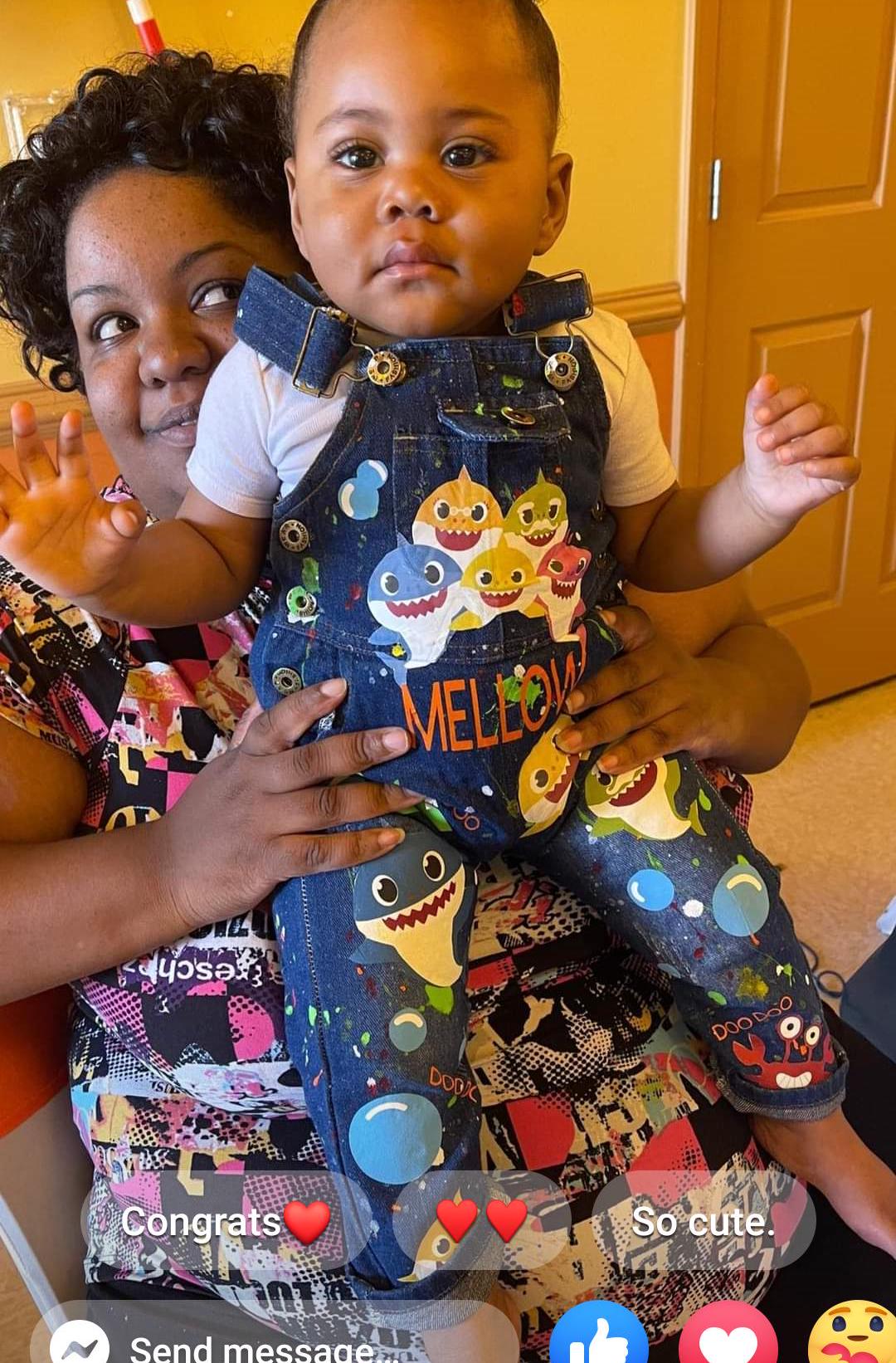 Baby Shark Overall Birthday Outfit - Etsy