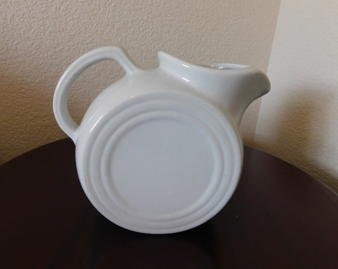 Vintage White Tepco Water Pitcher Vintage Pottery Pitcher - Etsy