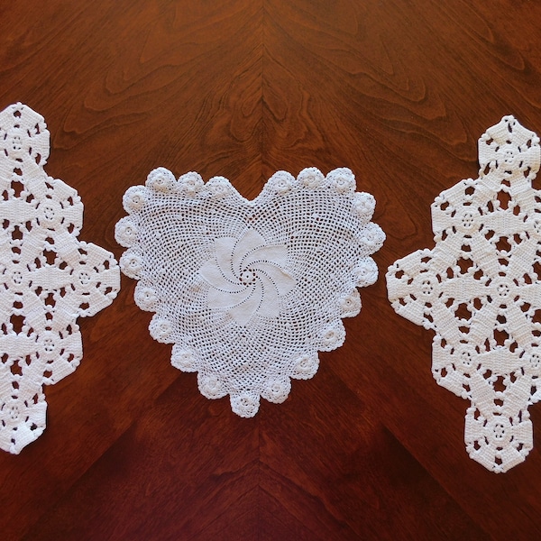 Heart Shaped Doilies - Etsy